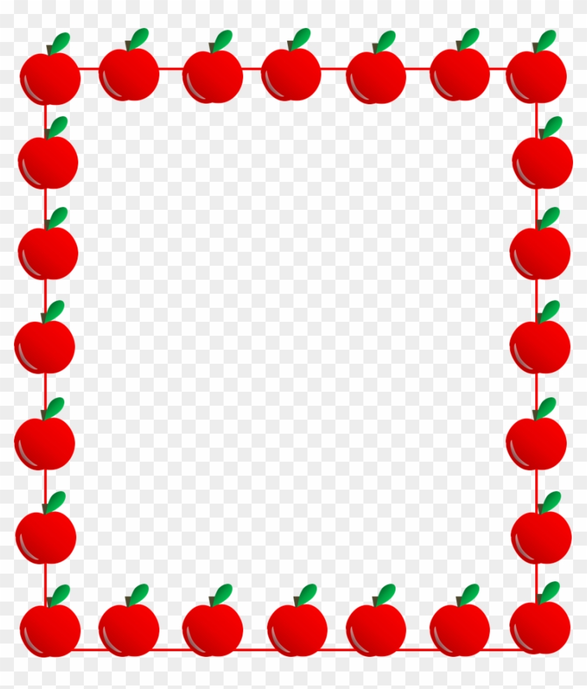 Teachers Clipart Blogspot - Apple Borders Clip Art - Full Size PNG ...