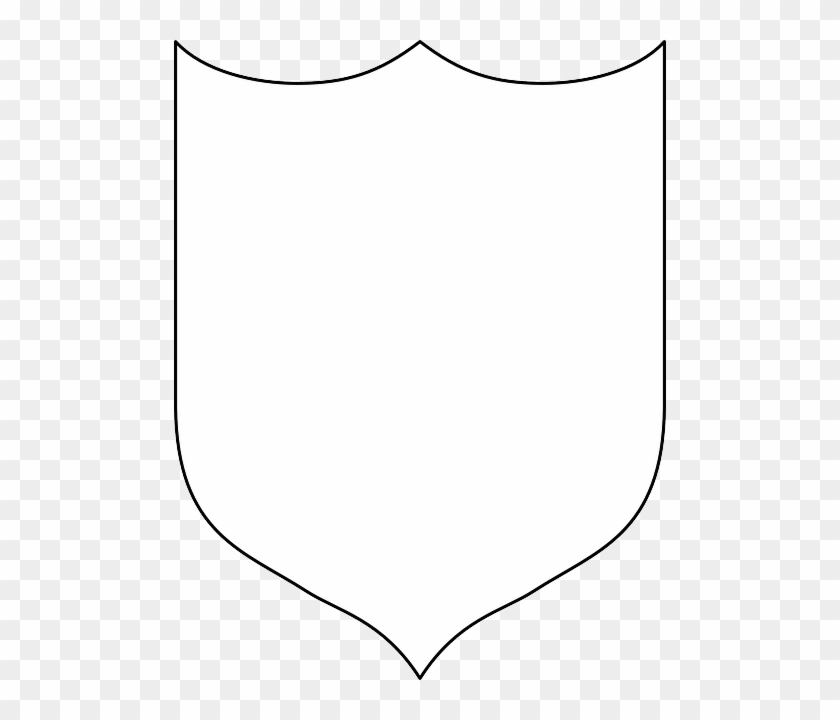 Knight Shield Template For Kids - Shield With Four Quadrants - Full ...
