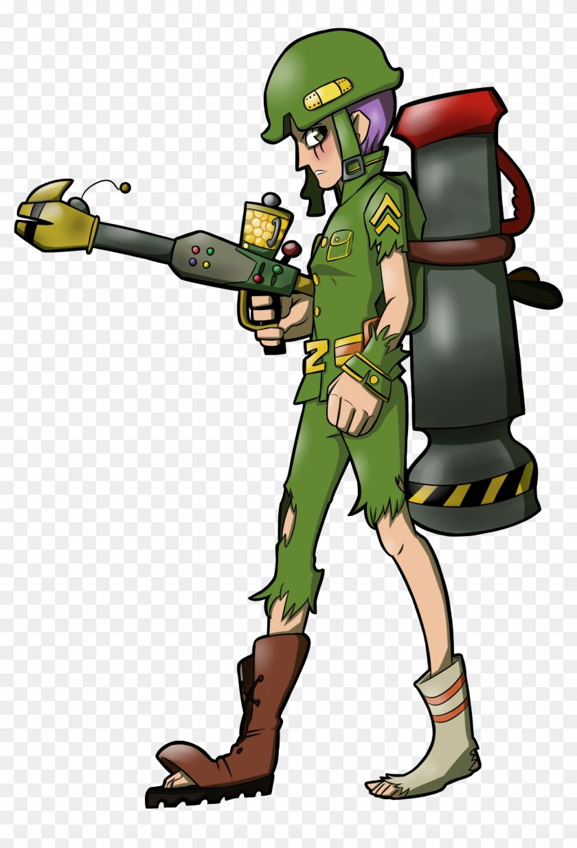 Garden Warfare 2 Soldier Clip Art - Plants Vs Zombies Foot Soldier ...