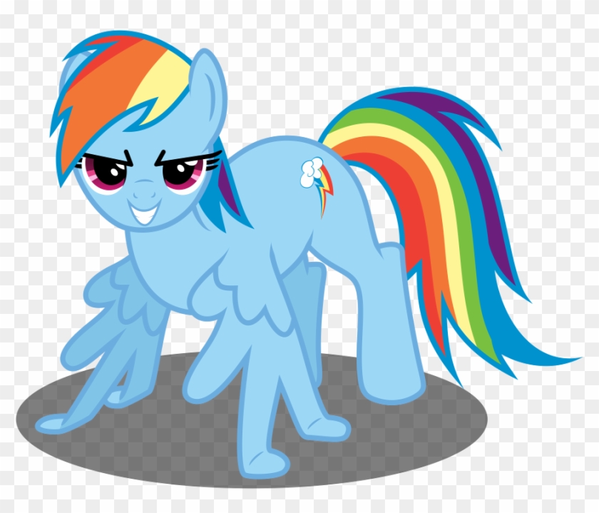 Tetrapod Rainbow Dash By Arvaus - Cartoon - Free Transparent PNG ...