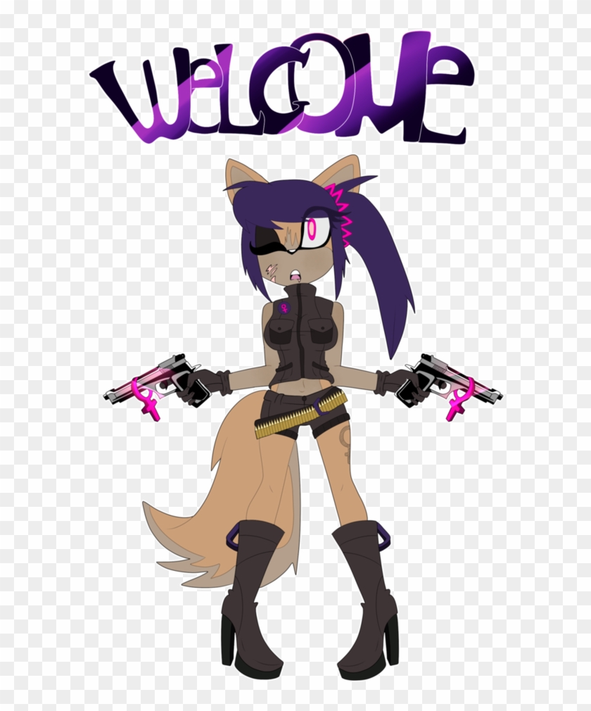 Sonic Girl Super Arms Project Mascot By Rasbipac - Cartoon - Free ...