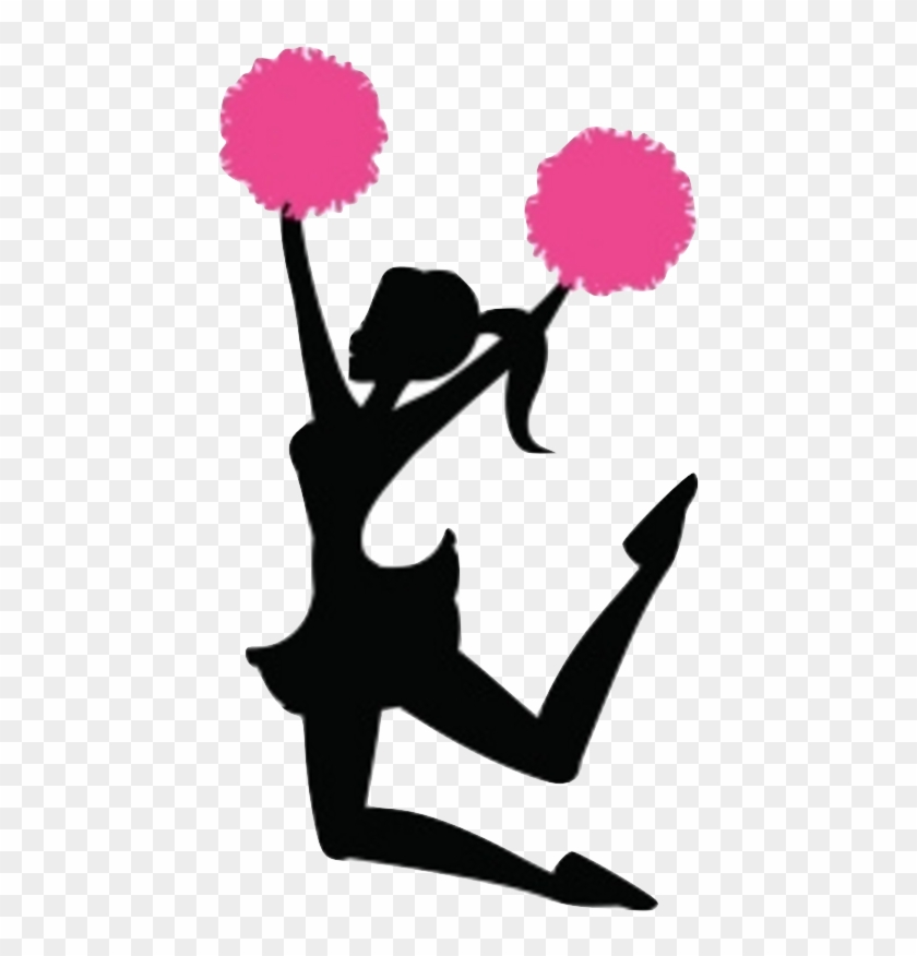 Cheerleading Silhouette Clipart - Cheer Dance Clip Art - Full Size PNG ...