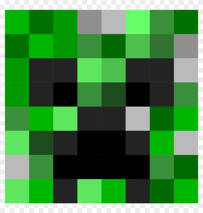 Minecraft Clipart Svg - Minecraft Creeper Head Png - Full Size PNG ...