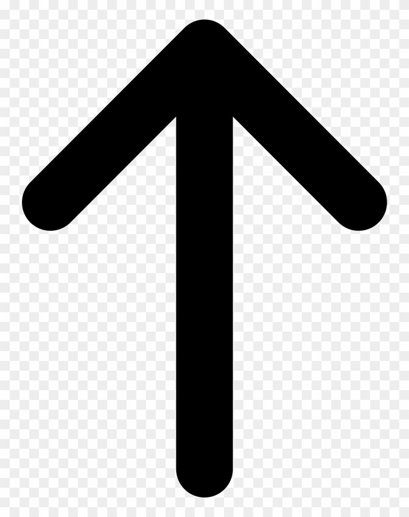 Arrow Thin Up Comments - Top Arrow - Full Size PNG Clipart Images Download