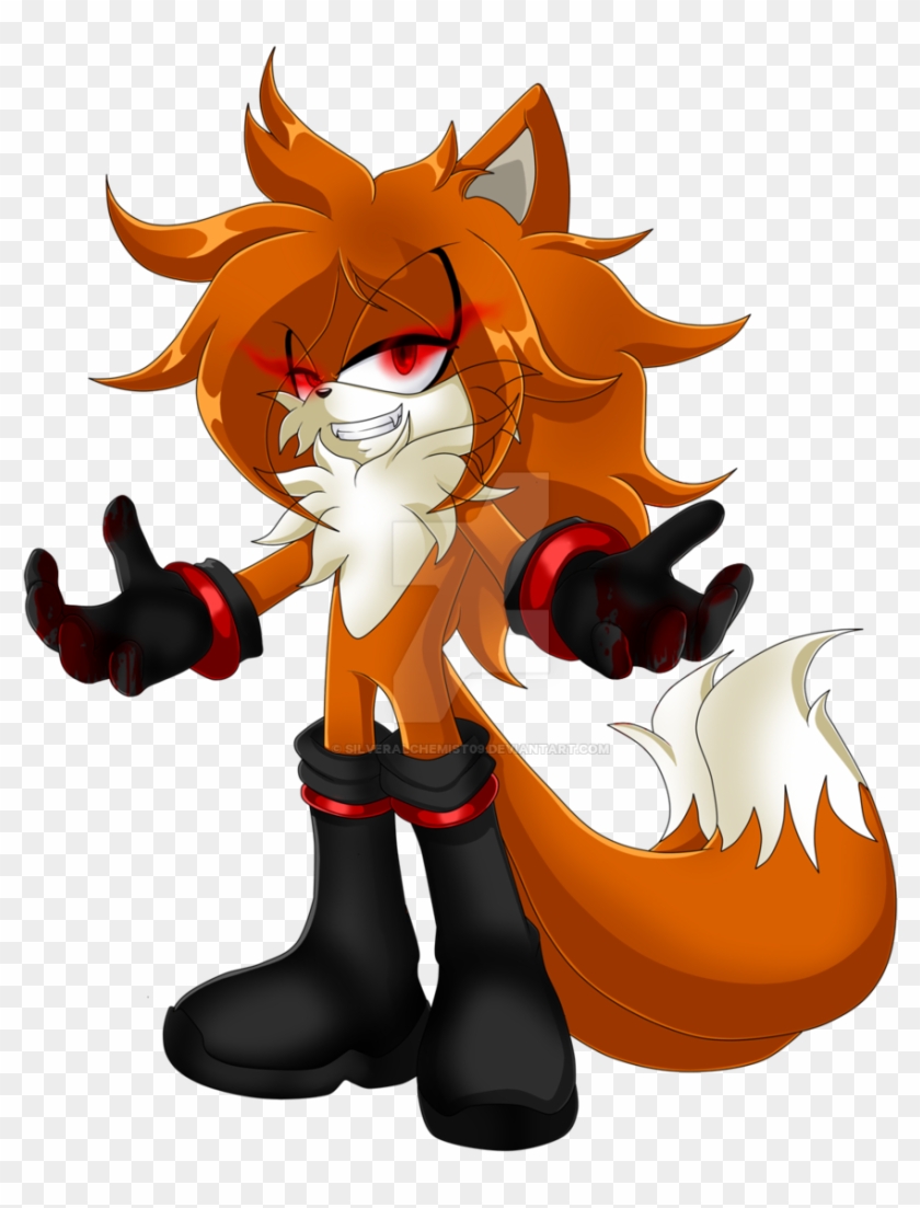 Dark Tails Tsr - Dark Tails Silveralchemist09 - Full Size PNG Clipart ...