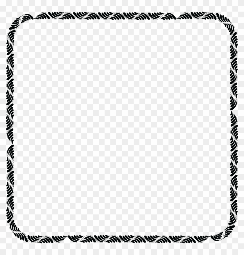 Frame 16 - Flourish Frame - Full Size PNG Clipart Images Download