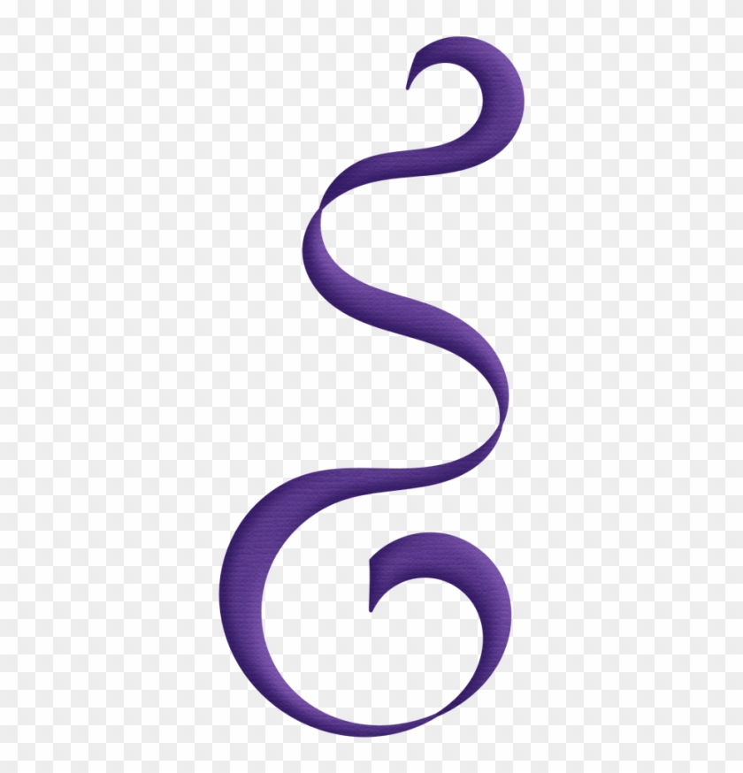 Aw Circus Streamer 2 Purple - Purple Streamer Clip Art - Full Size PNG ...