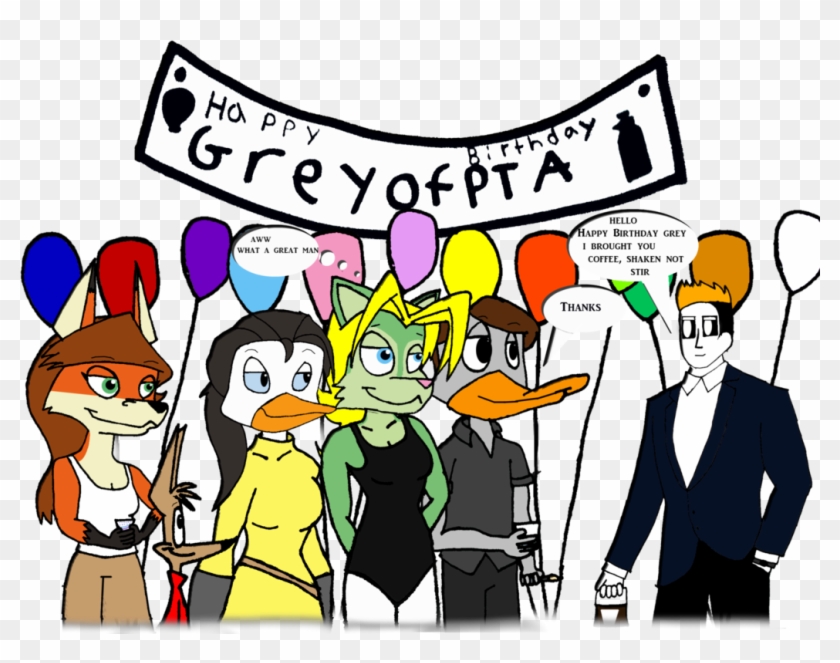 Happy Birthday Greyofpta By Lightasticdaniel - Cartoon - Free ...