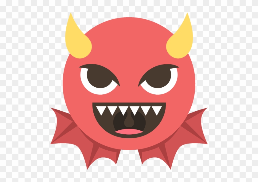 Imp Emoji Emoticon Vector Icon - Demon Emoji - Full Size PNG Clipart ...