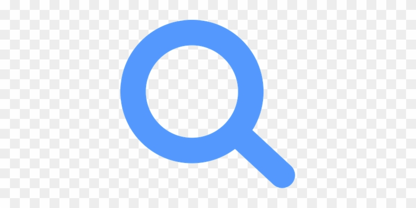 Magnifying Clipart Blue Guy - Glass - Full Size PNG Clipart Images Download