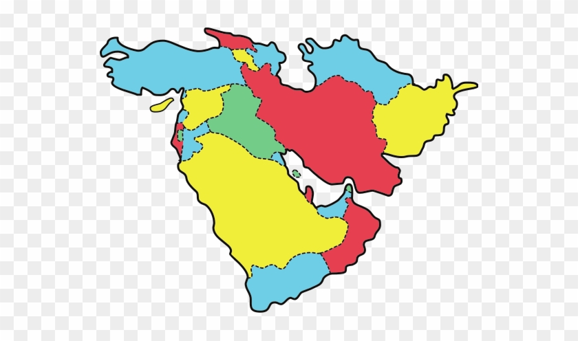 Middle East Arabia Map - Map - Full Size PNG Clipart Images Download