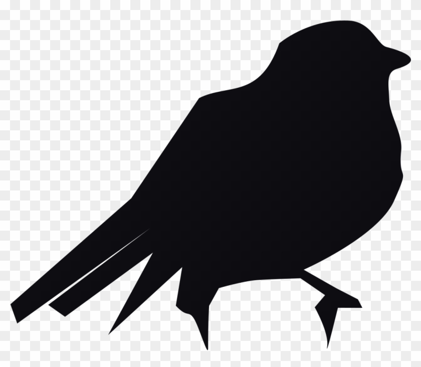Spatz-0480 - Umriss Spatz - Free Transparent PNG Clipart Images Download