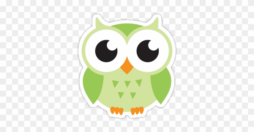 Green Owls Clipart - Buho Animado - Full Size PNG Clipart Images Download