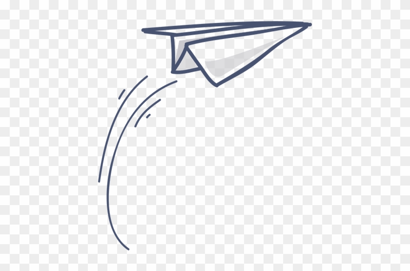 White Paper Plane Png Image - Cartoon Paper Airplane Flying - Full Size ...