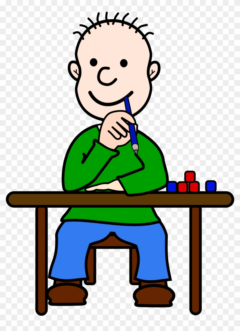 Student Thinking Dynamic Thinking Cliparts Clip Art - Student Clipart ...