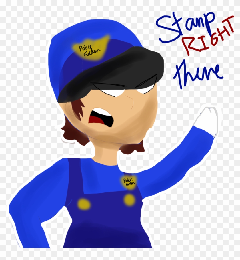 Fanart) Police~ By Faithy The Squid - Smg4 Police - Free Transparent ...