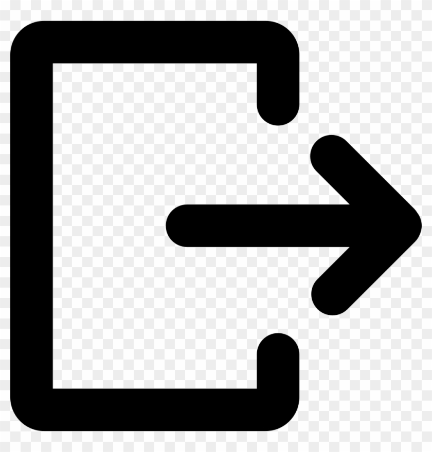 Exit Clipart Svg - Exit Icon Vector Png - Full Size PNG Clipart Images ...