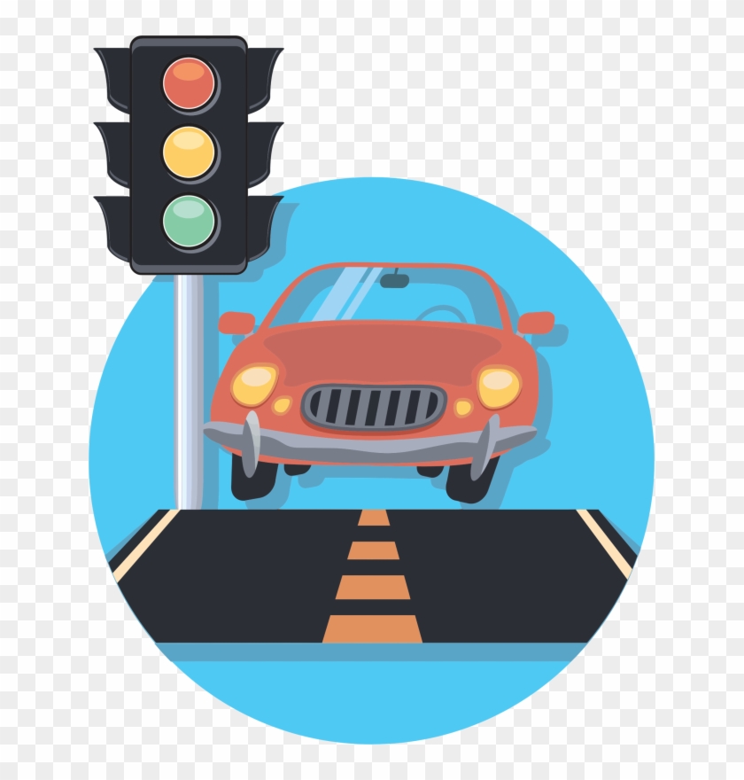 Pin Traffic Signal Clipart - Car At Traffic Light - Full Size PNG ...