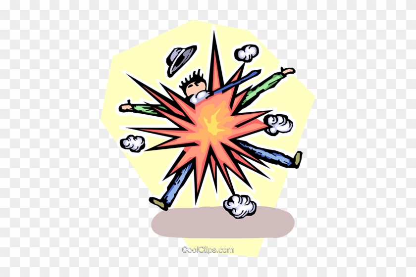 Businessman Exploding Royalty Free Vector Clip Art - Businessman ...