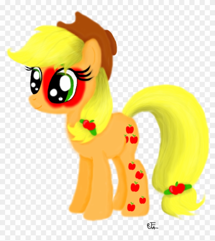 Applejack Cutie Mark Magic By Flutter-cat - Cartoon - Free Transparent ...
