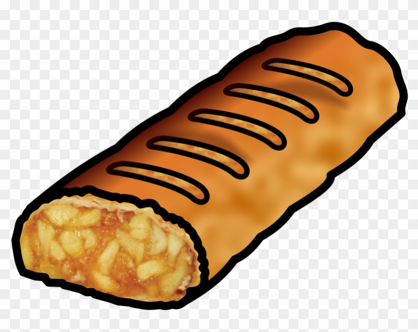 Apple Strudel - Apple Strudel Line Art - Full Size PNG Clipart Images ...