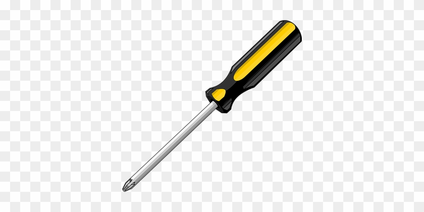 Screwdriver Tool Maintenance Handy Handyma - Screwdriver Clipart - Full ...