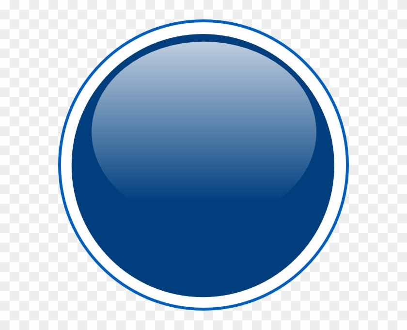Glossy Blue Circle Button Clip Art At Clker - Icon Button Blue - Full ...