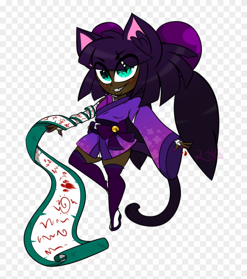 Kitty Kunoichi - Cartoon - Free Transparent PNG Clipart Images Download