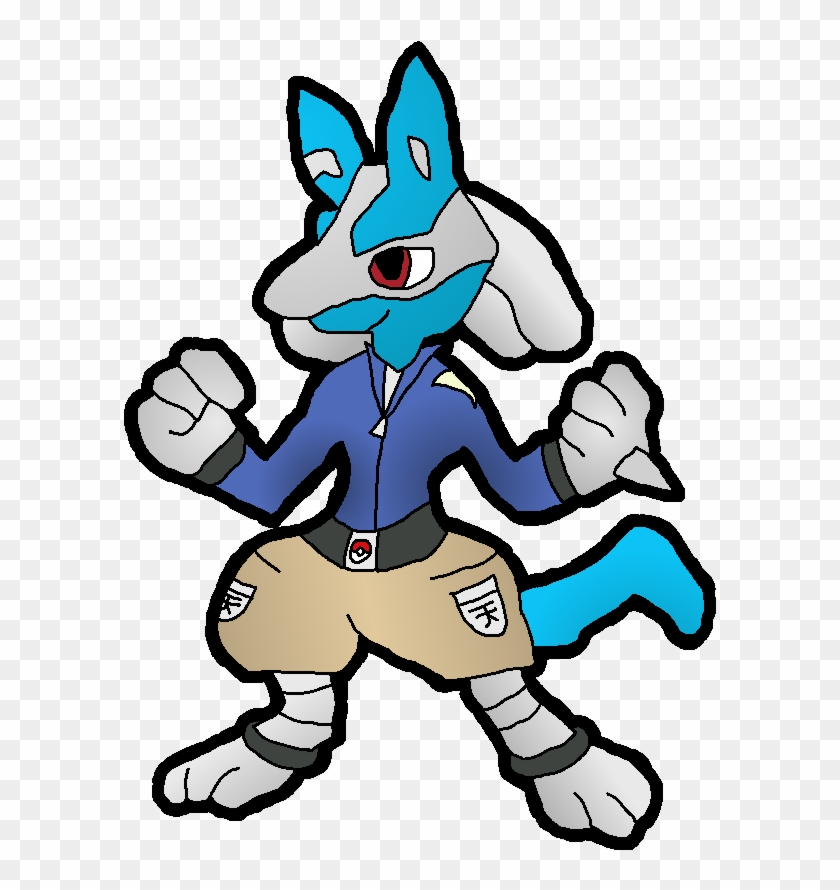 Paper Lucario Oc By Leonidas23 - Cartoon - Free Transparent PNG Clipart ...