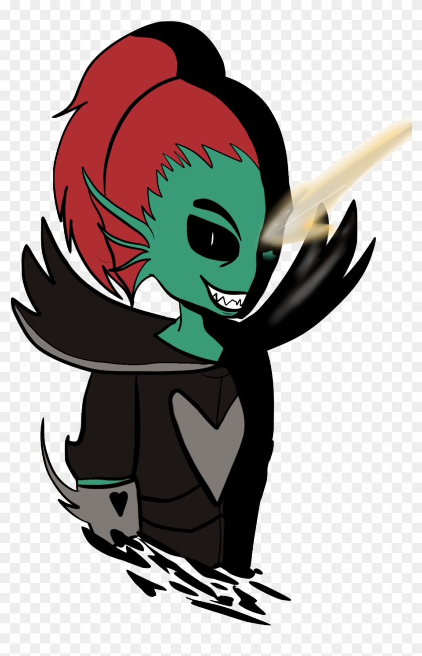 Undyne The Undying By Pklcha - Cartoon - Free Transparent PNG Clipart ...