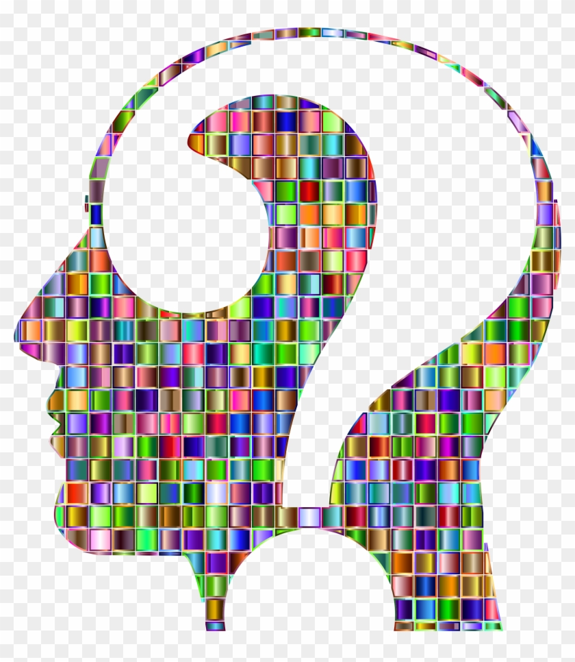 Rainbow Head With Question Mark - Questions Transparent Png - Full Size ...
