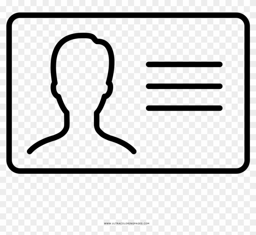 Id Card Coloring Page - Dibujos De Credenciales Para Colorear - Full ...