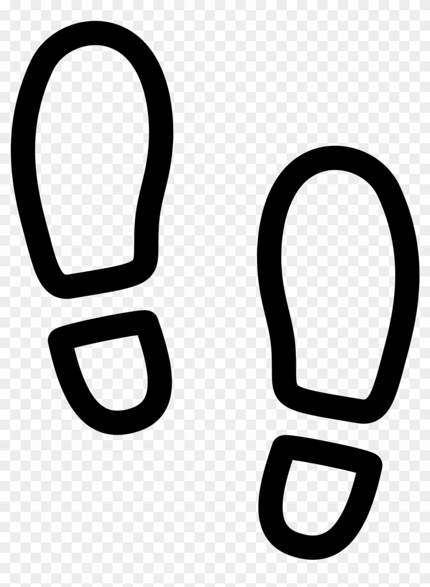 Footprints Cliparts - Footsteps Drawing Easy - Full Size PNG Clipart ...