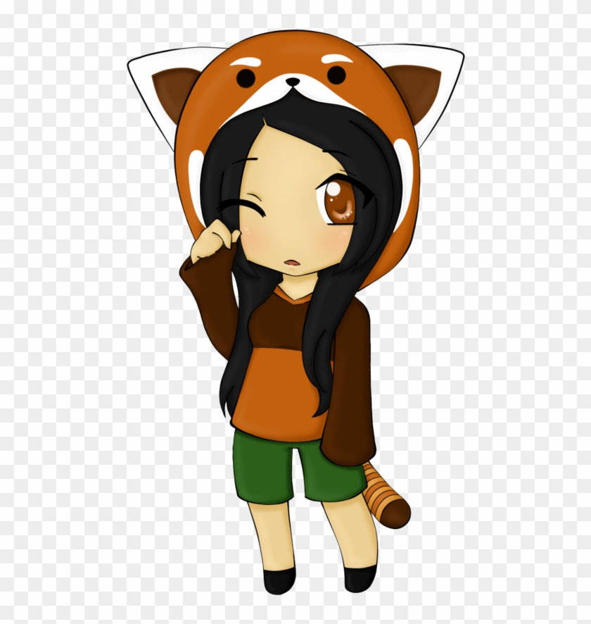 Sleepy Red Panda By Chibipandamonster Sleepy Red Panda - Chibi Red ...