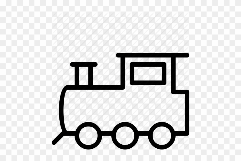 Train - Simple Train Outline - Full Size PNG Clipart Images Download
