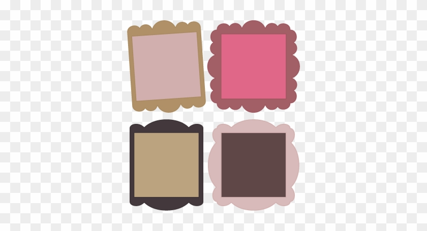 Scalloped Squares - Silhouette - Full Size PNG Clipart Images Download