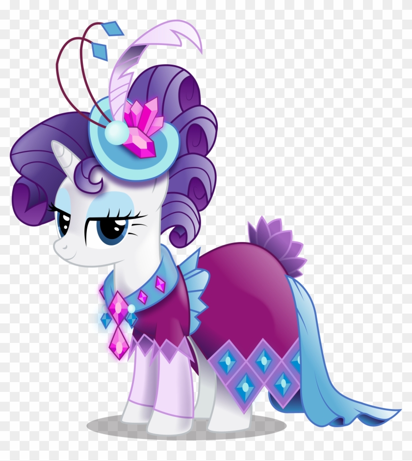 Rarity In Gala Dress By Infinitewarlock - My Little Pony Rarity Dress ...