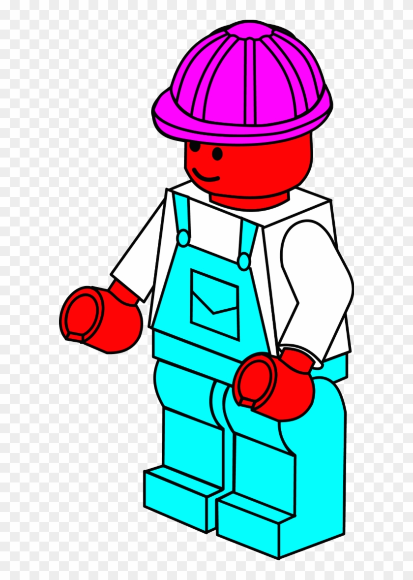 Lego Town Worker Clipart - Girl Lego Characters Colouring Pages - Full ...