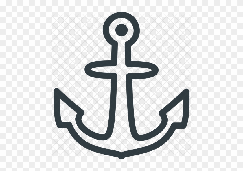 Anchor Icon - Ship Hook - Full Size PNG Clipart Images Download