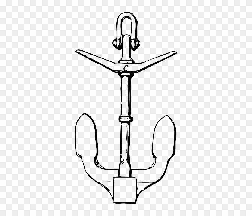 Outline, Anchor, Ship, Boat - Outline, Anchor, Ship, Boat - Full Size ...