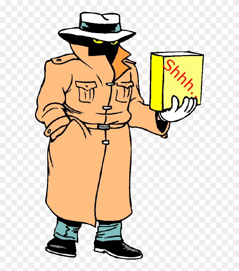 Shhh - Top Secret Spy - Full Size PNG Clipart Images Download