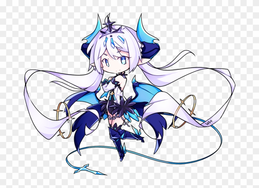 Rose And Luciel Chibis~ - Elsword Luciel Chibi - Free Transparent PNG ...