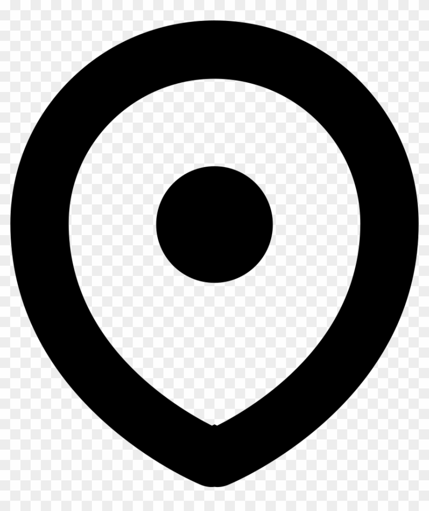 Map Marker Comments - Location Outline Icon - Full Size PNG Clipart ...