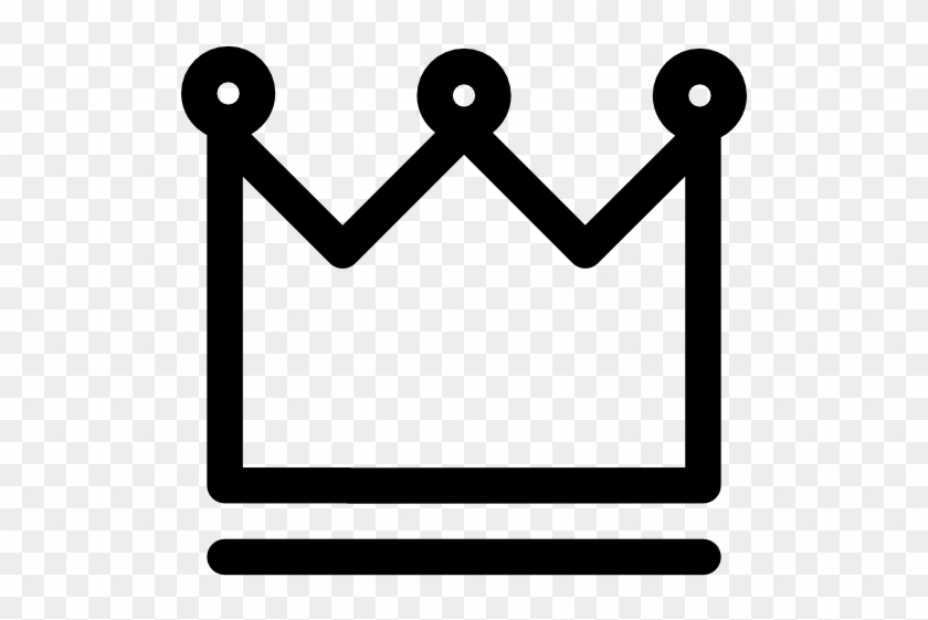 Royalty Crown Variant Outline Free Icon - Corona Contorno - Full Size ...