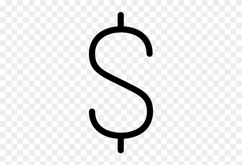 Image Of Dollar Sign - Flat Dollar Sign Icon - Full Size PNG Clipart ...