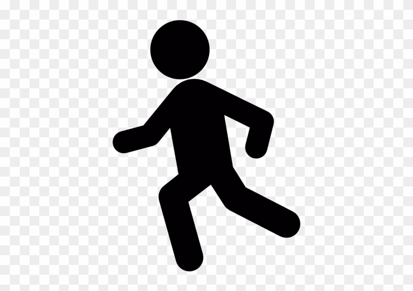 Running Man Free Icon - Hombre Corriendo Vector Png - Full Size PNG ...
