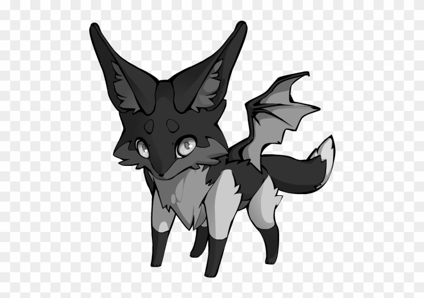 Bat Fox By Megarager - Anime - Full Size PNG Clipart Images Download
