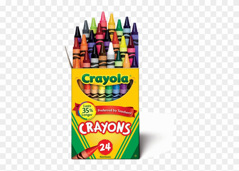 Crayola Crayons- 24 Pack - Full Size PNG Clipart Images Download