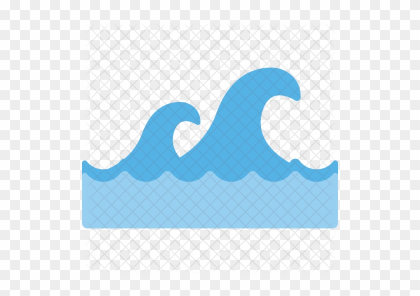 Waves Icon - Ocean Wave Icon - Full Size PNG Clipart Images Download
