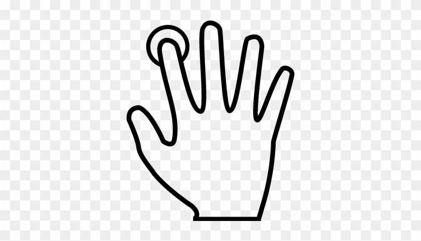 Fingerprint Scanning Using Index Finger Vector - Finger - Full Size PNG ...